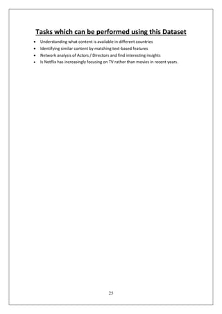 Report: EDA of TV shows & movies available on Netflix | PDF