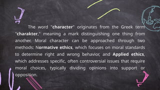 REPORT-ETHICS-ON MORAL DEVELOPMENT PERSPECTIVE | PPTX
