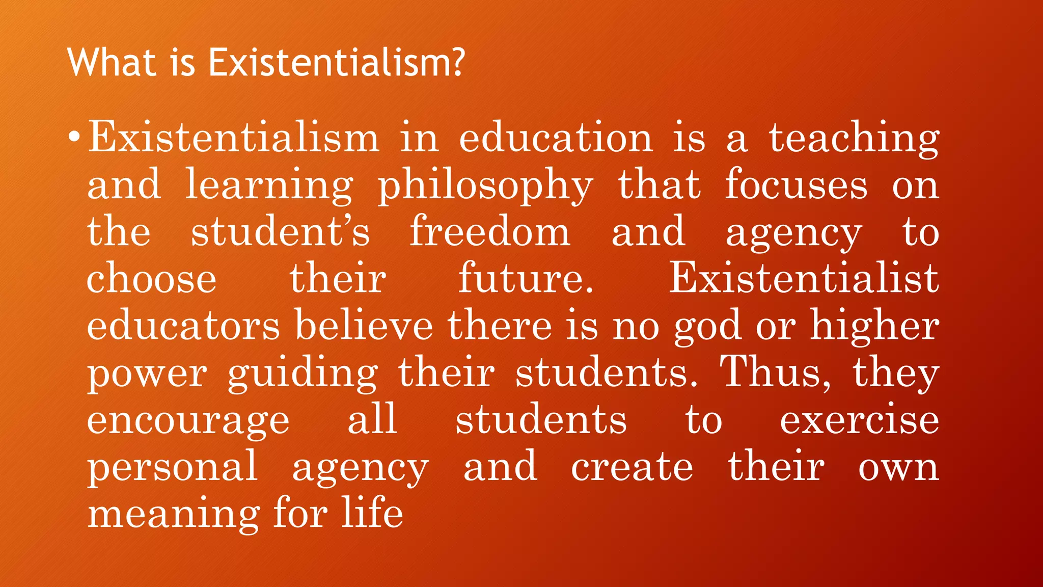 REPORT- EXISTENTIALISM AND PROGRESSIVISM.pptx