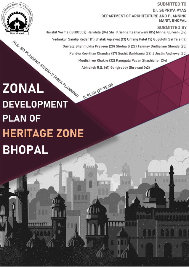 ZONAL DEVELOPMENT PLAN OF HERITAGE ZONE BHOPAL | PDF