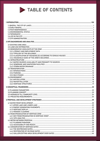 ZONAL DEVELOPMENT PLAN OF HERITAGE ZONE BHOPAL | PDF