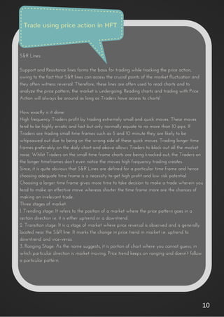 Report on HIGH FREQUENCY TRADING | PDF | Stocks and Bonds | Personal Investing