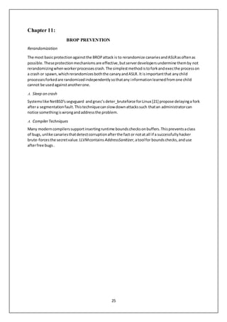 Report on hacking blind | PDF