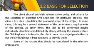 Selection of civil engineer in the Philippines | PPTX