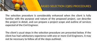 Selection of civil engineer in the Philippines | PPTX