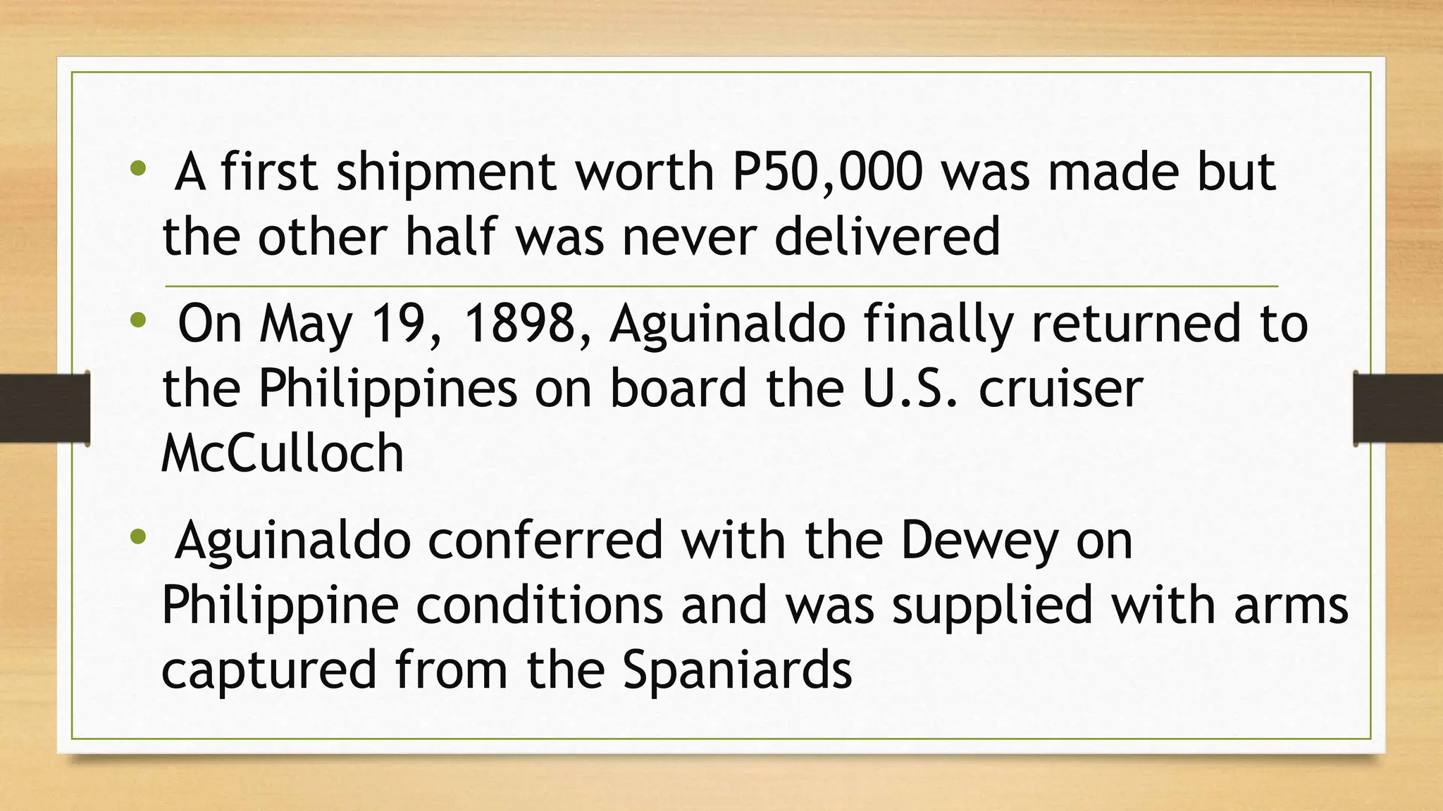 Philippine History Acta De La Proclamacion | PPTX