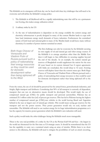 The Khilafah's Energy Policy | PDF