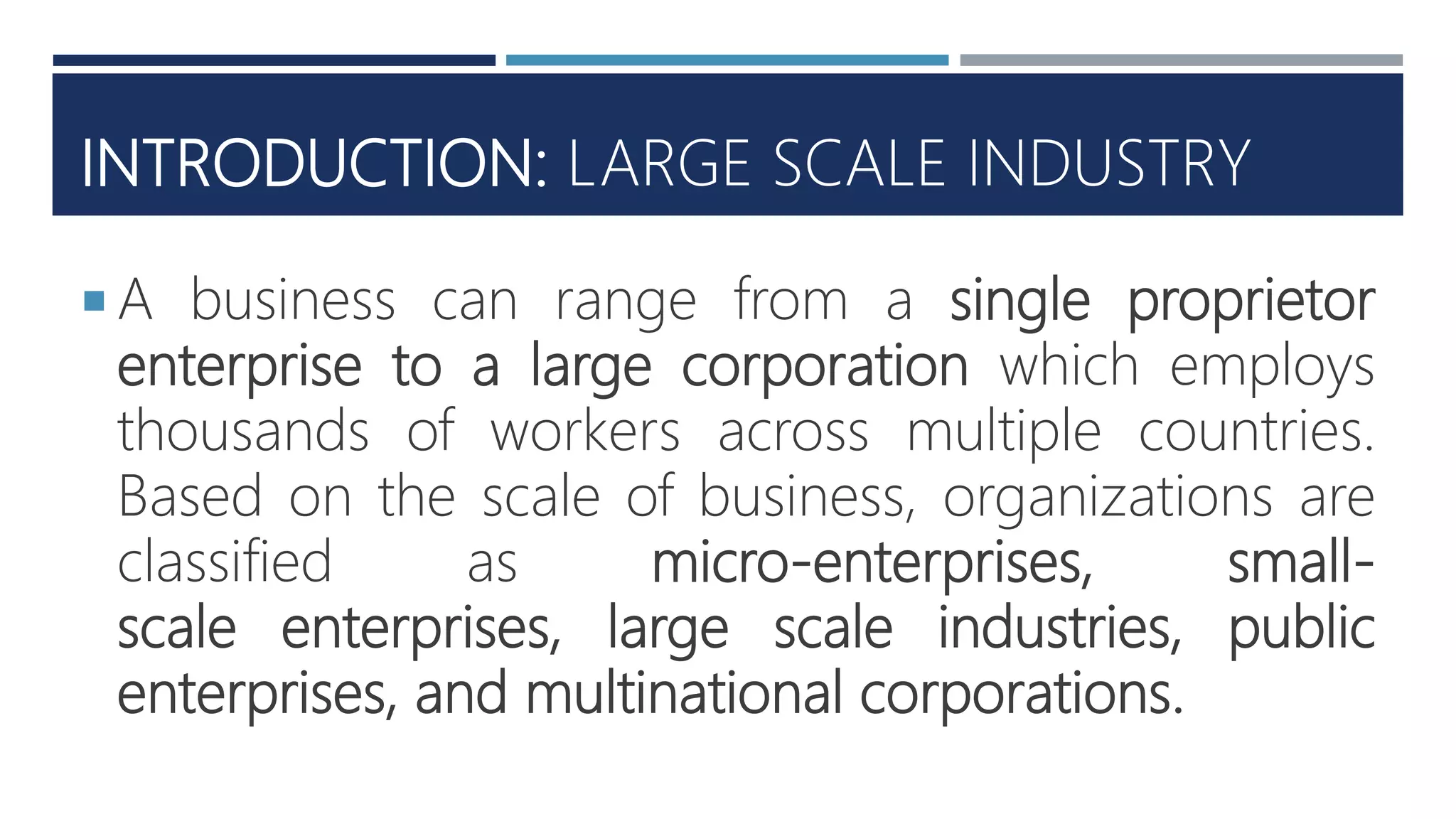 Large Scale Industry and Role of NACIDA in Phil Cottage Industry | PPTX