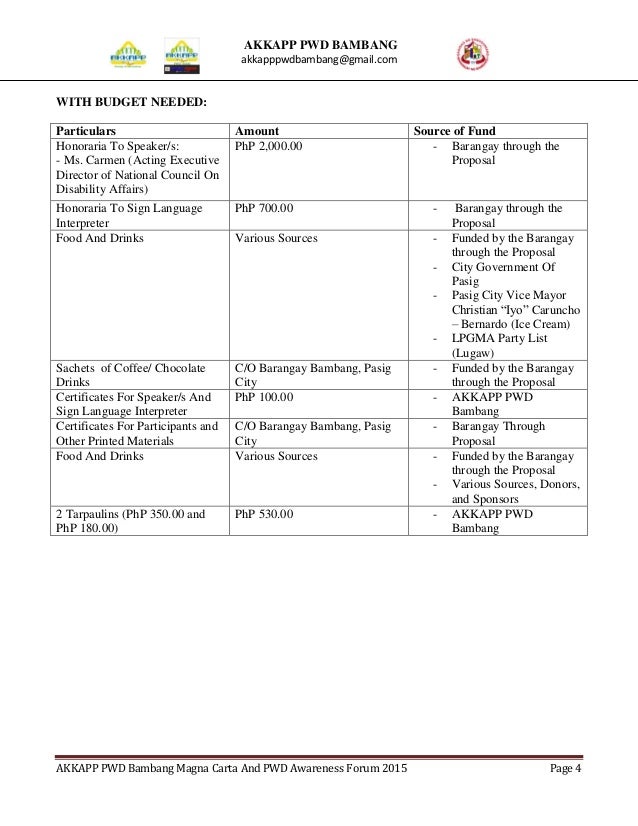 AKKAPP PWD Bambang - PWD Awareness Forum 2015 | REPORT | PDF | Non ...