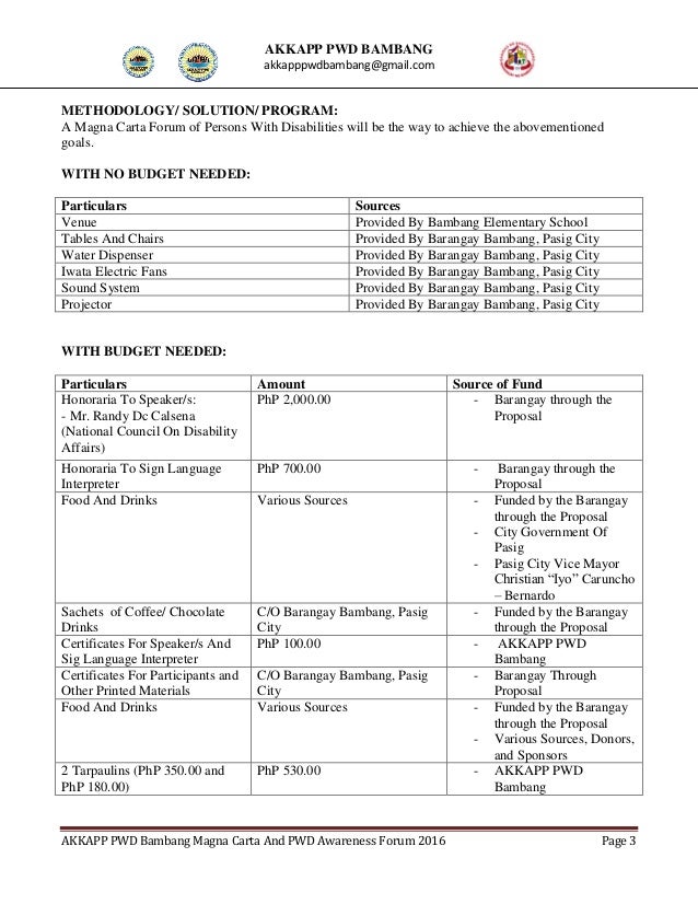 AKKAPP PWD Bambang - Persons With Disabilities Awareness Forum 2016 ...