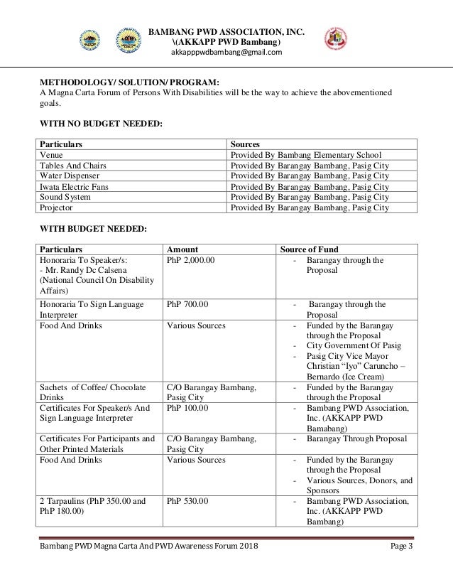 Bambang PWD Awareness Forum 2018(AKKAPP PWD Bambang (Bambang PWD ...