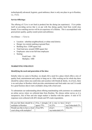 Marketing Plan - Multiplex | DOCX