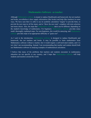 Report math xpert | PDF