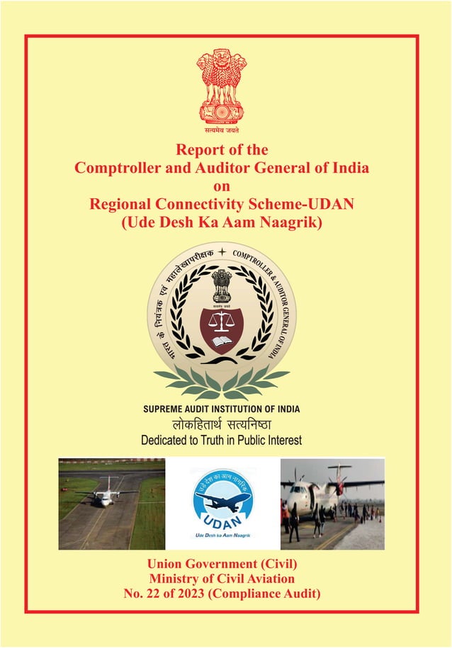 Report No.22 of 2023 - Union Government - Ministry of Civil Aviation ...