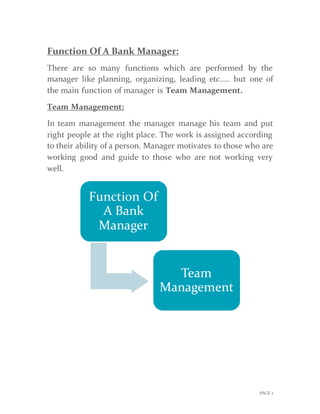Report On Role Of Managers In Organizations | DOCX