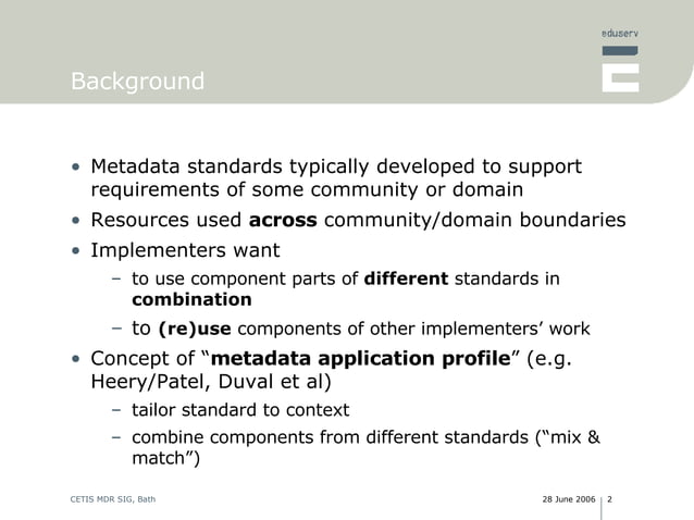 Report On Work Of Joint Dcmiieee Ltsc Task Force Ppt