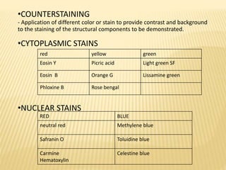 Principles of Staining | PPTX