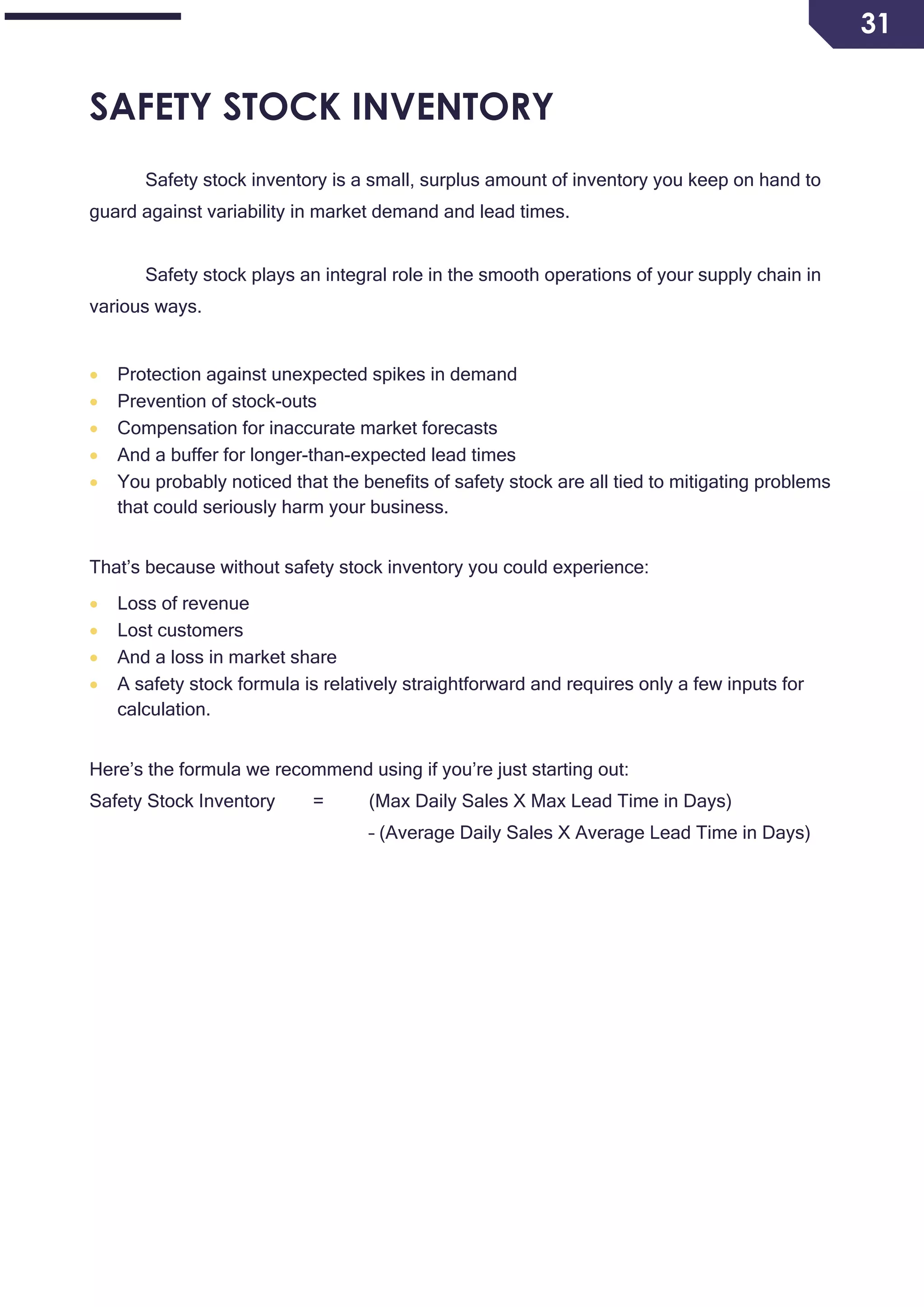 Different Methods of Inventory Management - Report | PDF