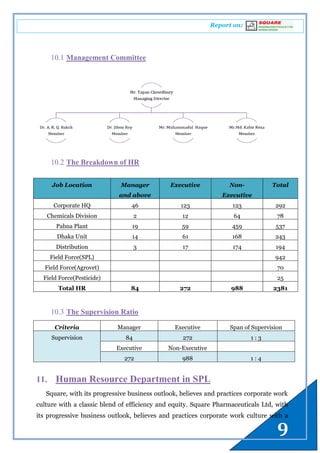 Performance Appraisal of Square Pharmaceutical ltd | PDF