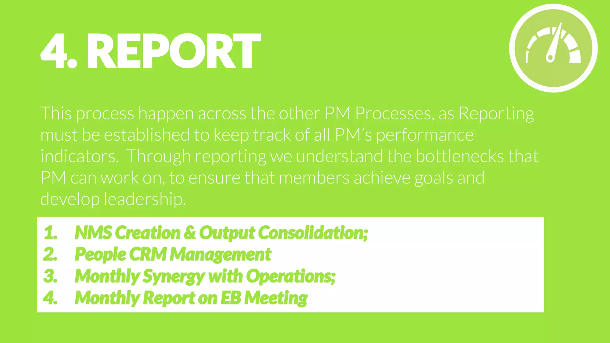 REPORT Processes | PPT