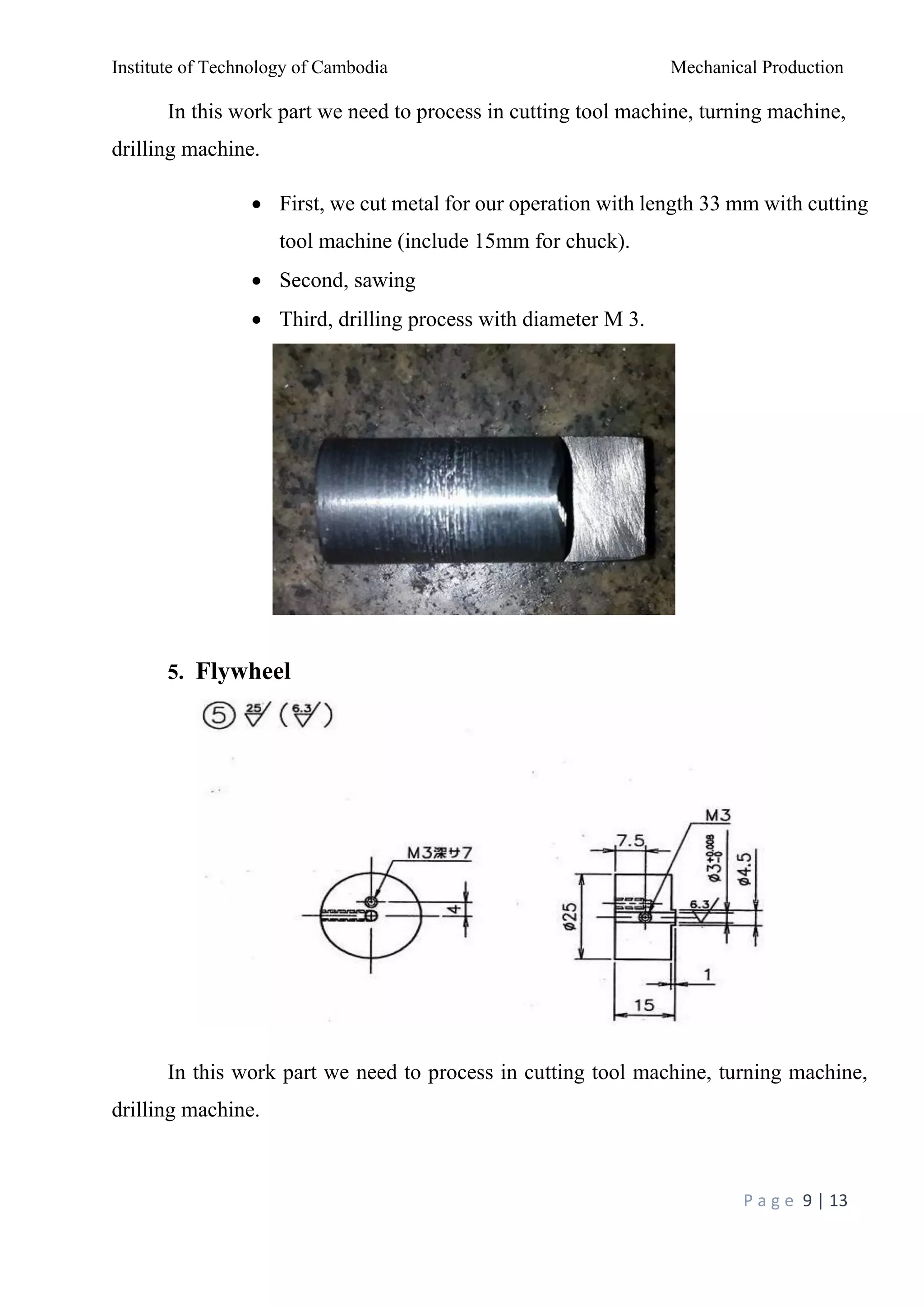 Mechanical production of stirling Engine | PDF