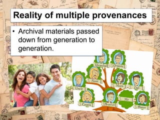 Archival Science - Provenance, Original Order and Respect des Fonds | PPTX