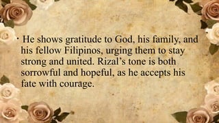 Mi Ultimo Adios or My Last Farewell of Rizal | PPTX