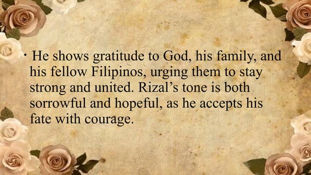 Mi Ultimo Adios or My Last Farewell of Rizal | PPTX