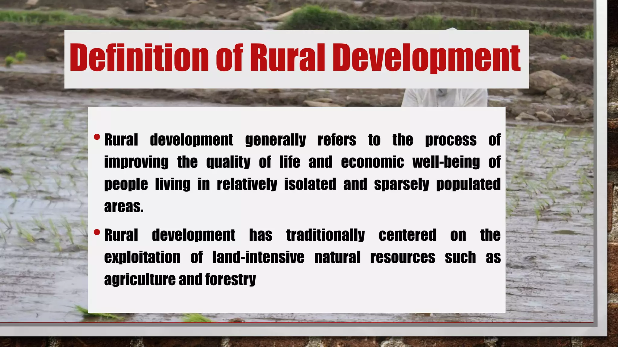 Rural Development | PPTX