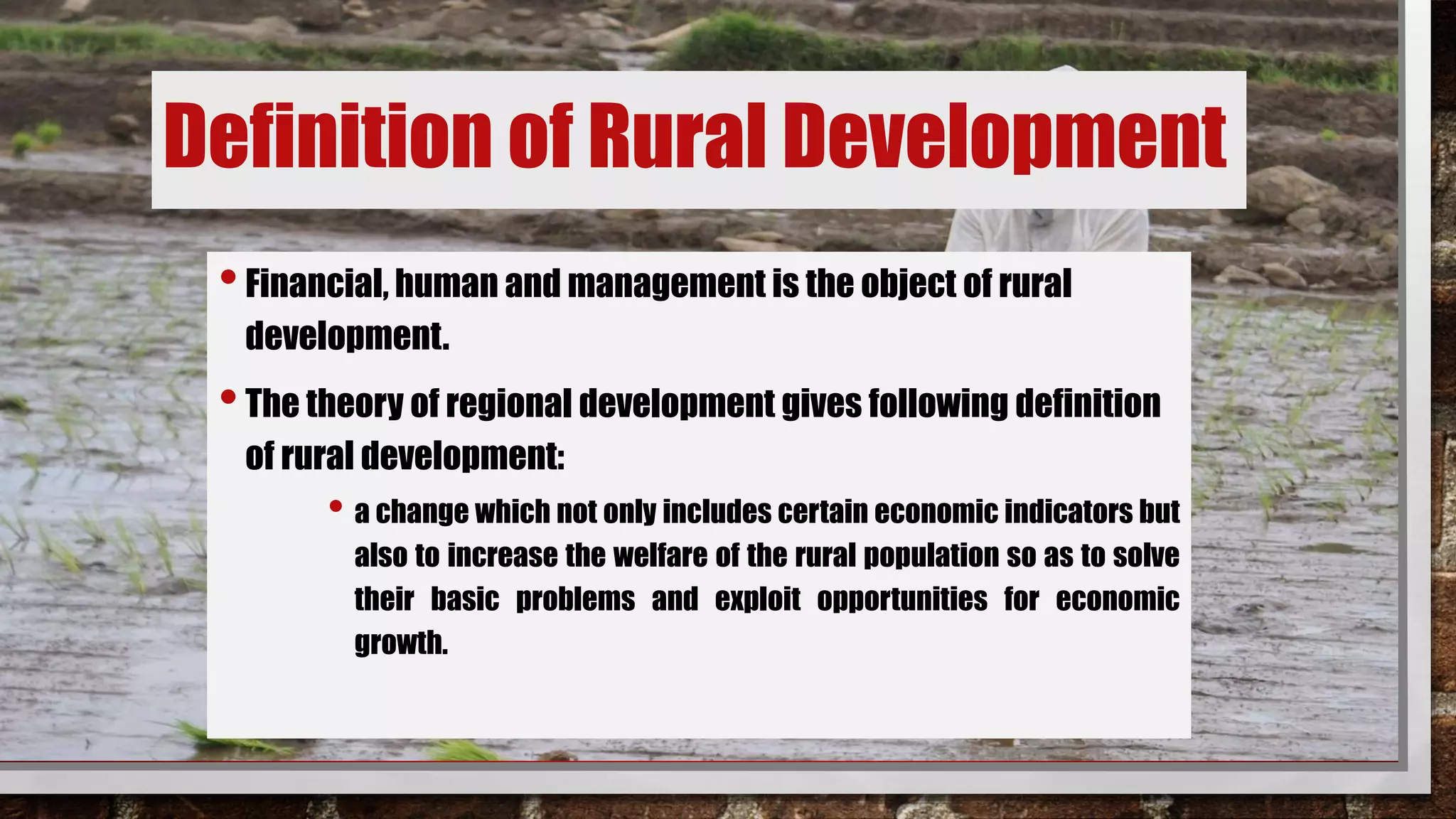 Rural Development | PPTX