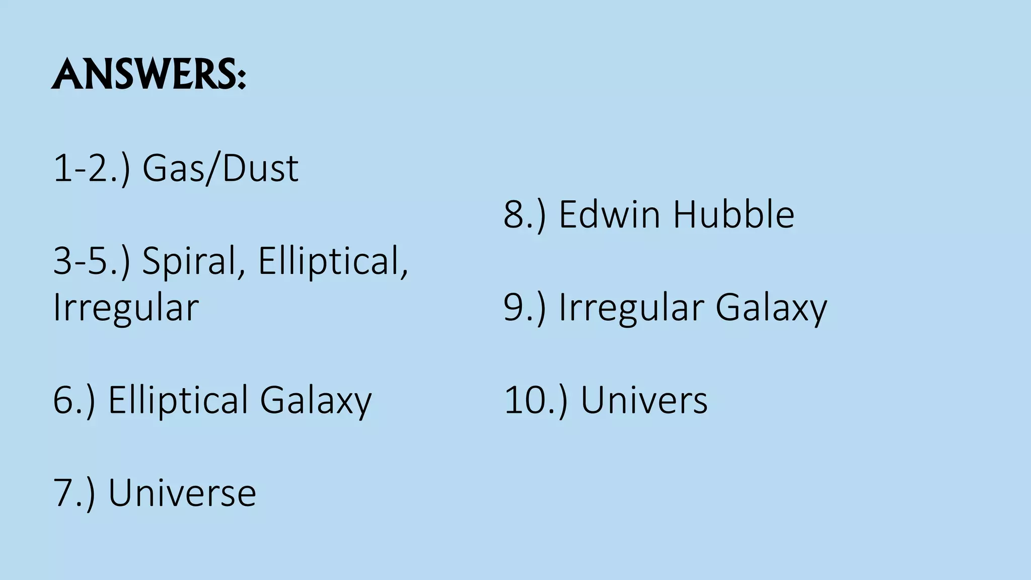 Galaxies and the Expanding Universe | PPTX