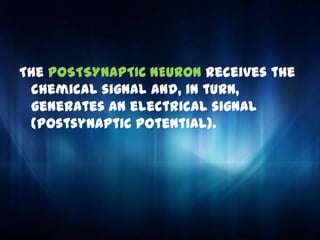 Signal transmission at synapses | PPTX