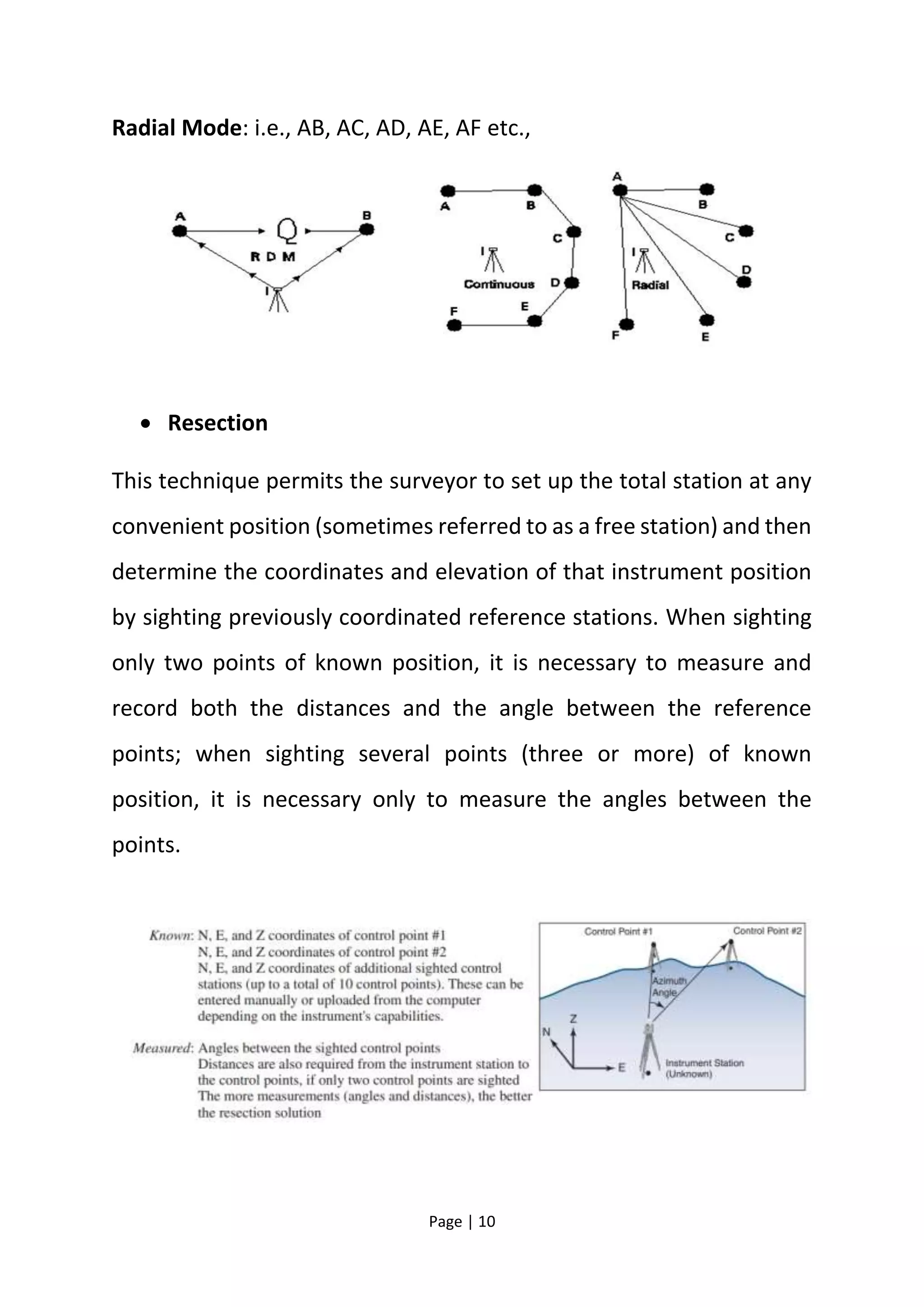 TOTAL STATION: THEORY, USES AND APPLICATIONS. | PDF