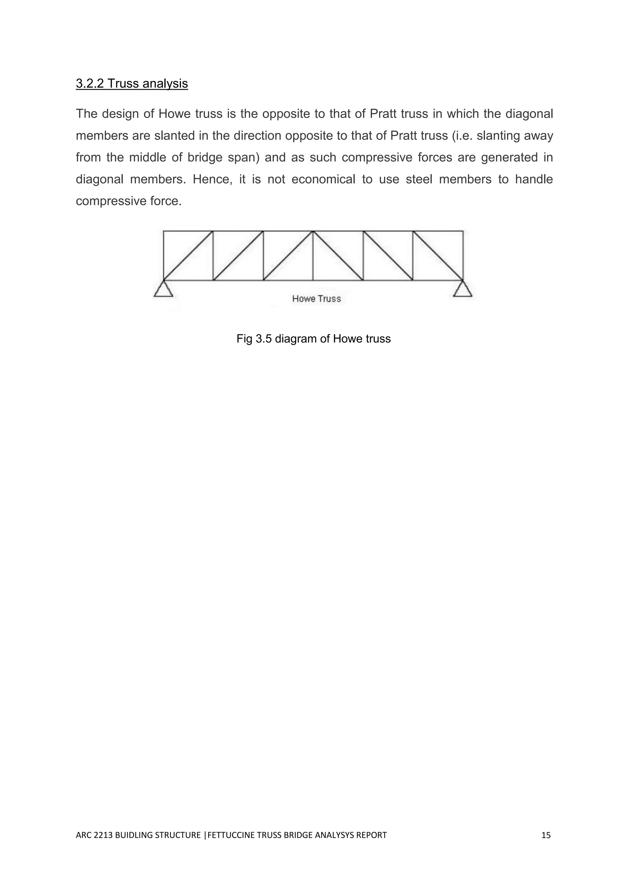 Truss Bridge Report | PDF