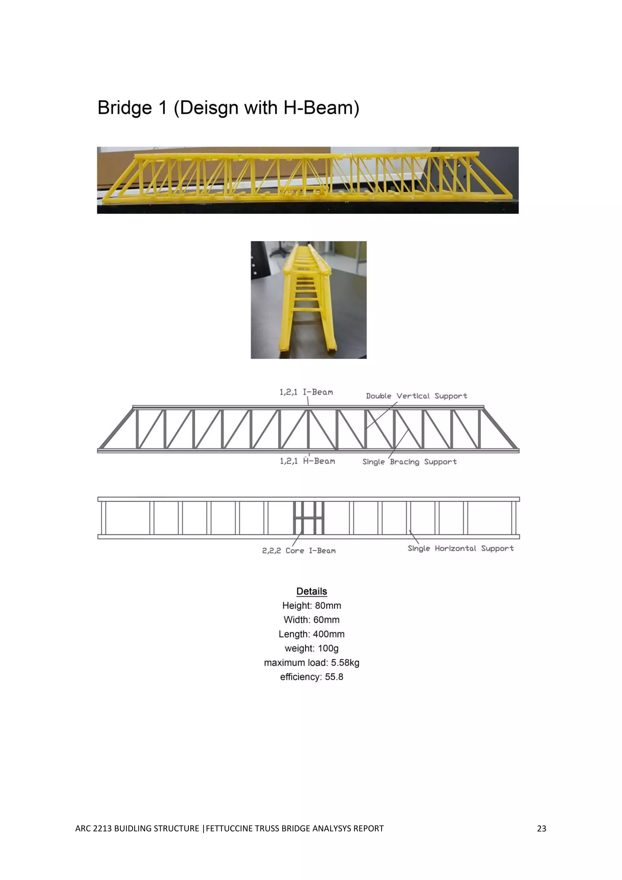 Truss Bridge Report | PDF