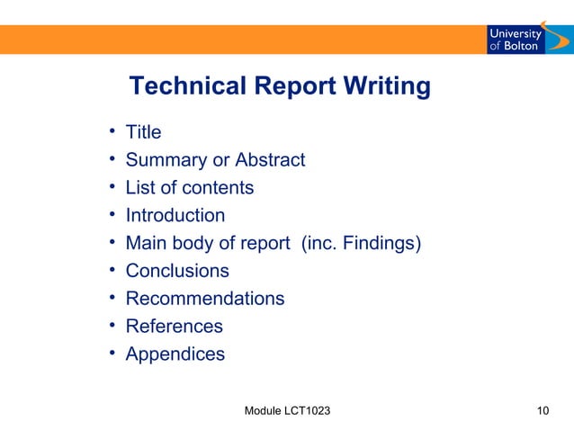 Report writing | PPT
