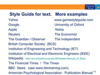 Report writing | PPT