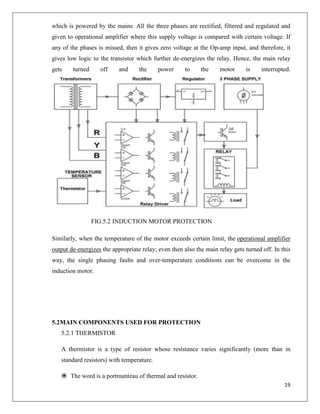 induction motor protection system | PDF