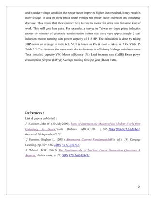 induction motor protection system | PDF