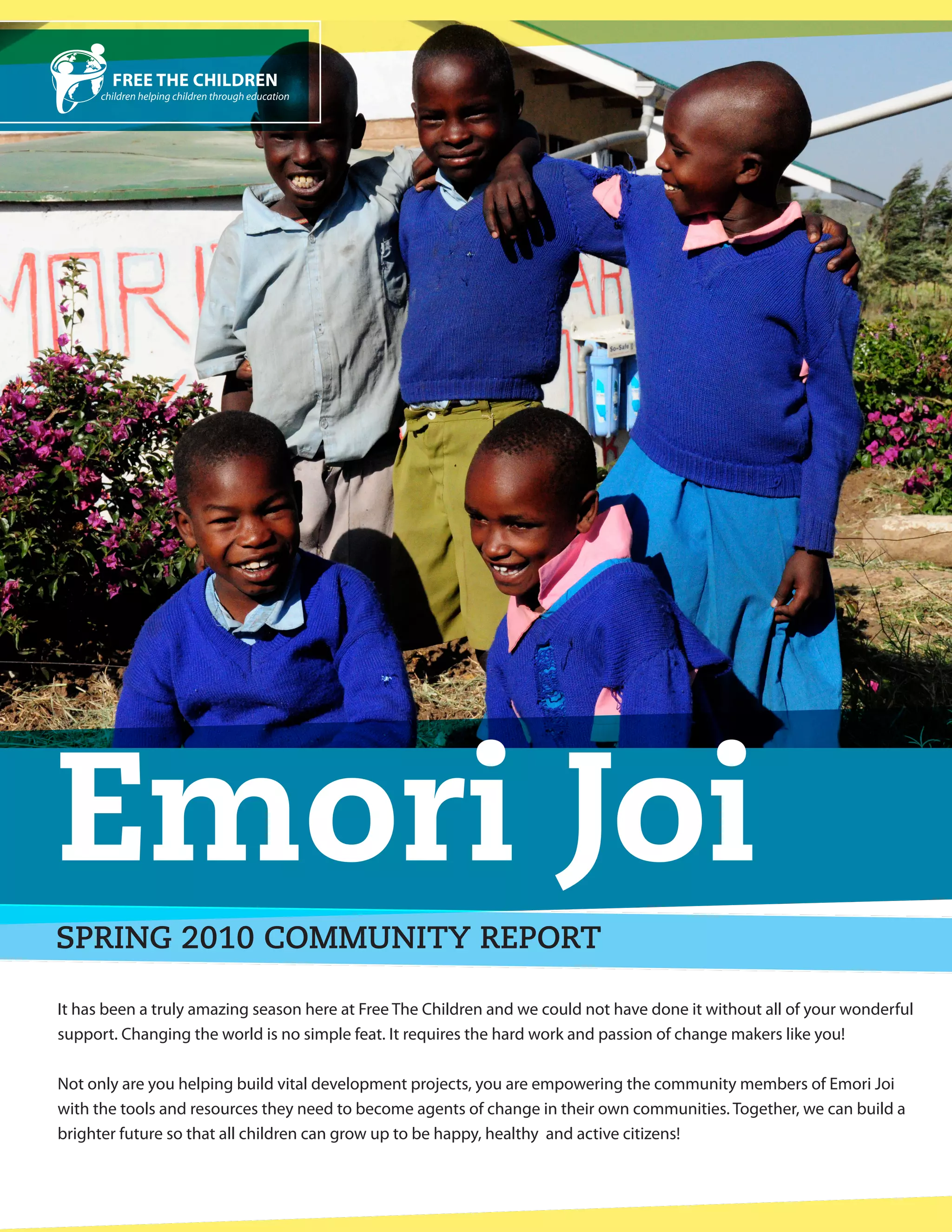 Emori Joi Community Report Spring 2010 | PDF