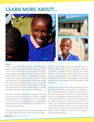 Emori Joi Community Report Spring 2010 | PDF