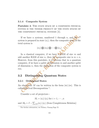 No Cloning Theorem with essential Mathematics and Physics | PDF