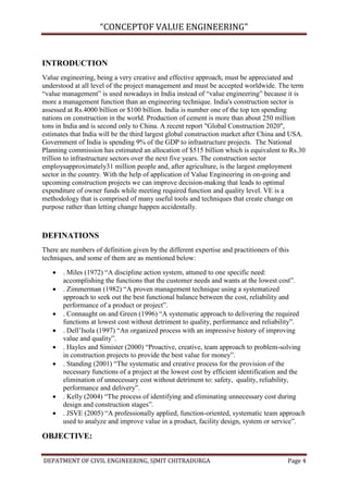 concept of value engineering-construction industry. | DOCX