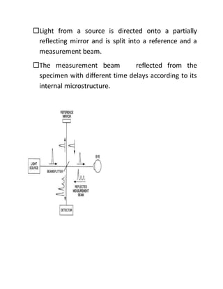 Report on EYE-OCT.(OPTICAL COHERANCE TOMOGRAPHY) | DOCX