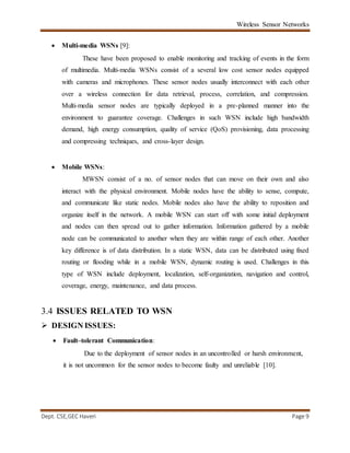 wireless sensor network | PDF