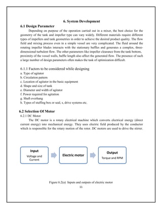 Design of electric stirrer. | PDF