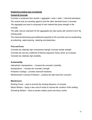 Building materials report 2 | DOCX