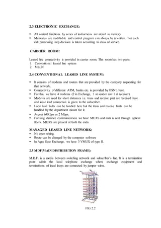 bsnl training report | DOCX