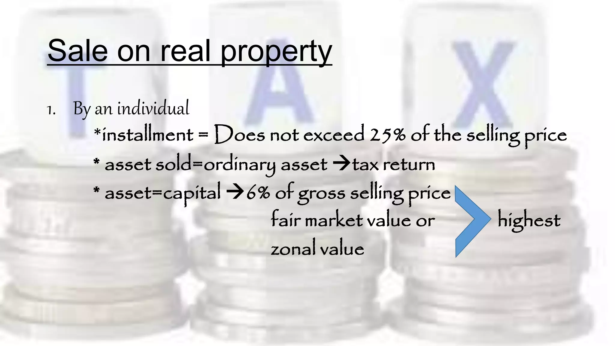 Installment Sales Method (Income Taxation | PPTX