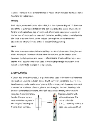 SITE SURVEYING LEVELING | DOCX